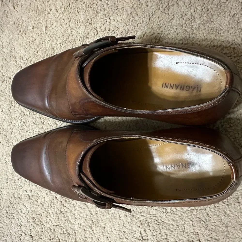 Magnanni | Shoes | Mens Magnanni Marco Ii Monk Strap Leather Dress ...